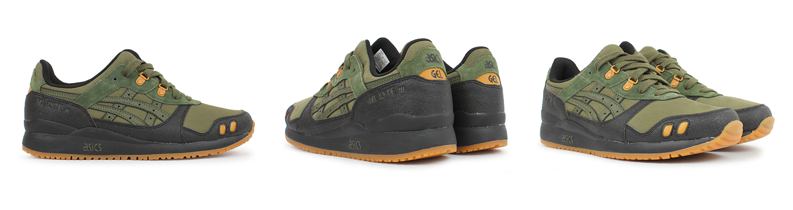 ASICS - GEL LYTE III OG CANVAS OLIVE / BLACK - Strictly